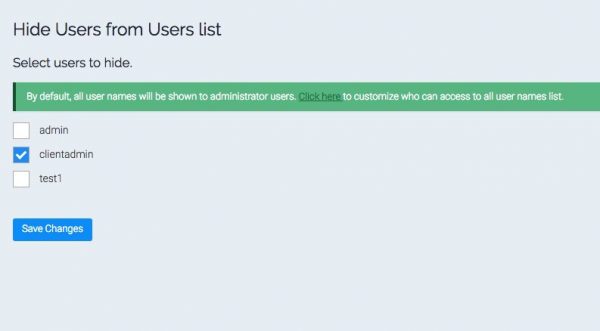 How can I hide users from users list? – AcmeeDesign Support System