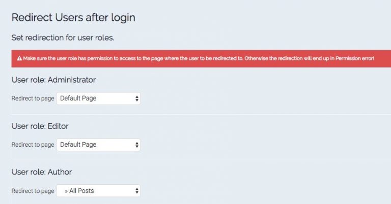 How can I redirect the user to any page? – AcmeeDesign Support System